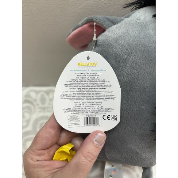 Kellytoy | Toys | Squishmallow 8 Jason The Donkey Kellytoy Plush Gray ...